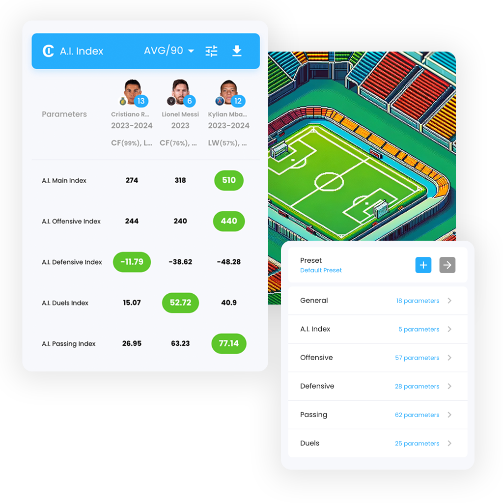 Team Comparison - Comparisonator AI Football Scouting